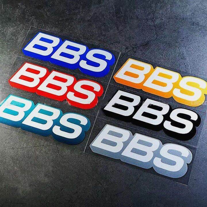 JDM Stickers BBS Sponsor Forged Wheel Stickers Decorative Glass ...