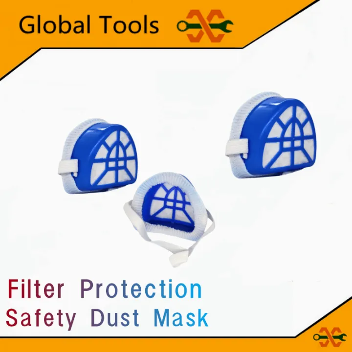 Filter protection safety dust mask, blue safety structure, PPE supply ...