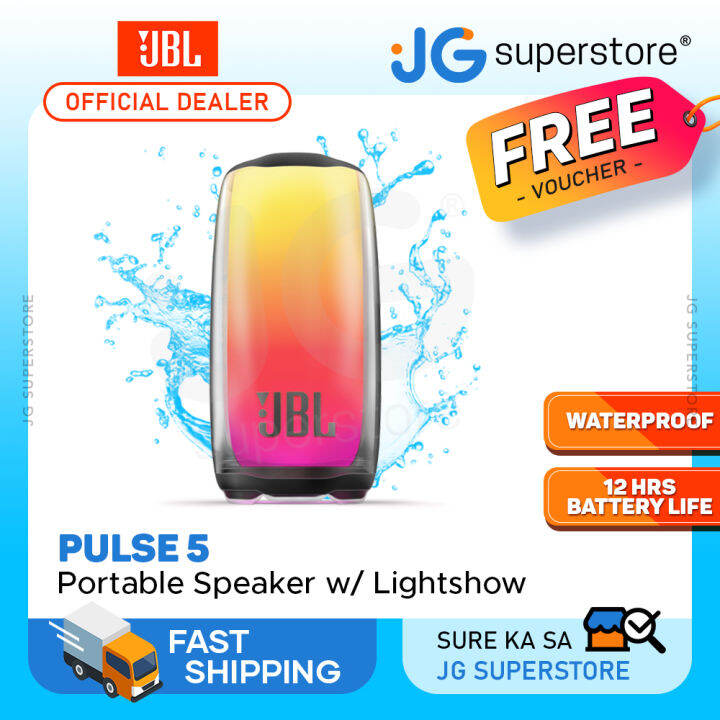 JBL Pulse 5 Wireless Bluetooth Speaker with 360° Sound and Lightshow ...