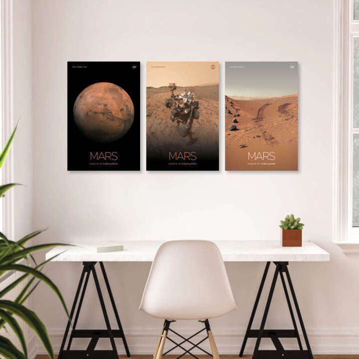 Mars Poster - NASA our solar system poster series ภาพจากนาซ่า | Lazada ...