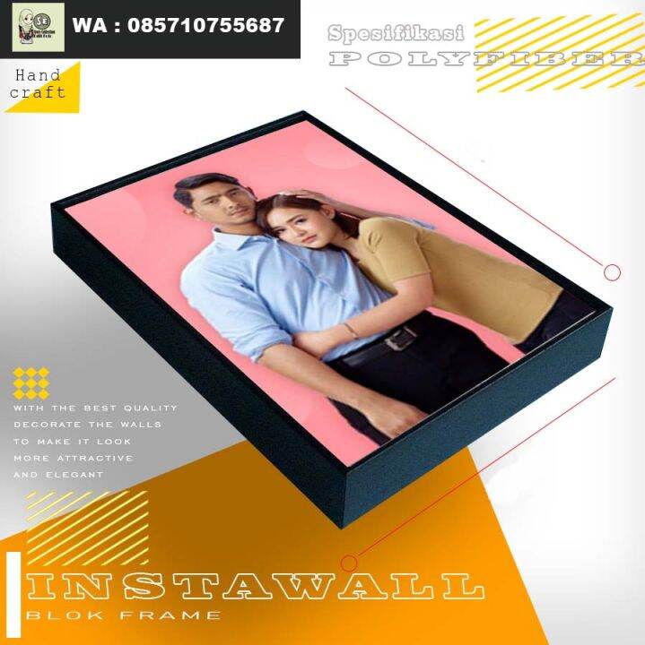 CETAK FOTO BINGKAI BLOCK / FRAME BLOCK ANTI DEBU 20x20 | Lazada Indonesia