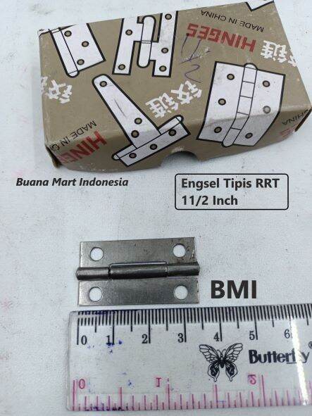 Engsel Tipis RRT 1.5 Inch | Engsel Kupu-Kupu 11/2" | Kandang | Lemari ...