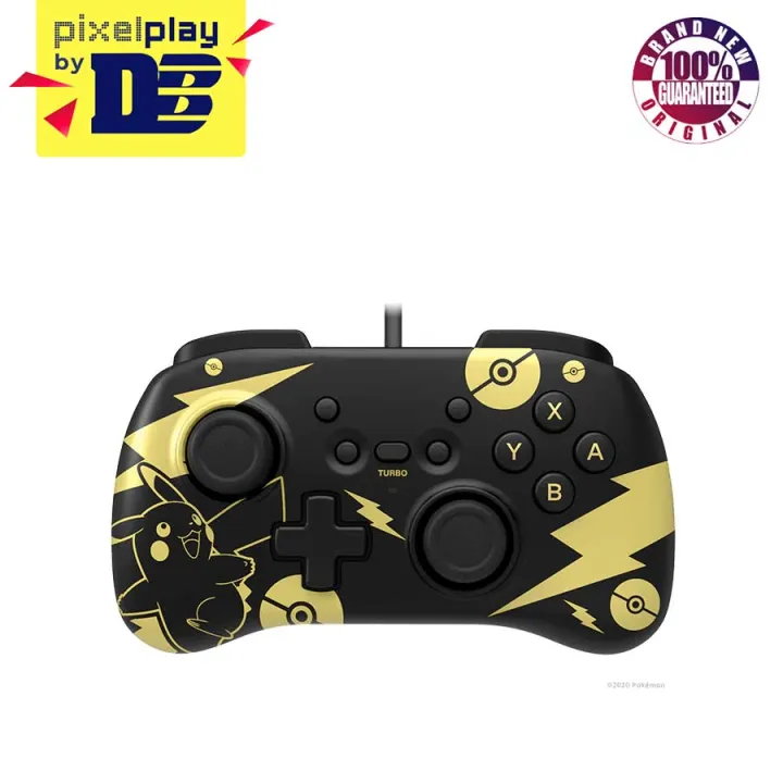 HORI NSW WIRED HORIPAD MINI POKEMON PIKACHU (BLACK & GOLD) (NSW-289U ...