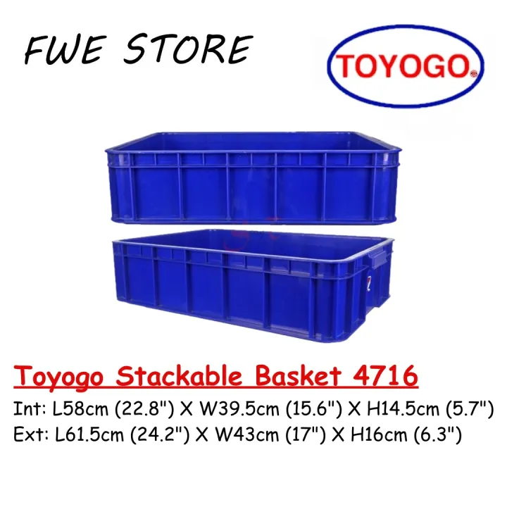 Toyogo Industrial Stackable Container / Heavy Duty Tray / Multi Purpose ...