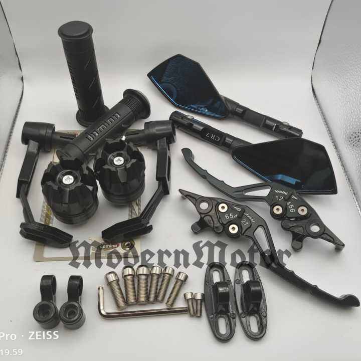 [PAKET 5in1] Spion Tomok V2+Proguard Robot besi+Handle CNC+Grip domino ...