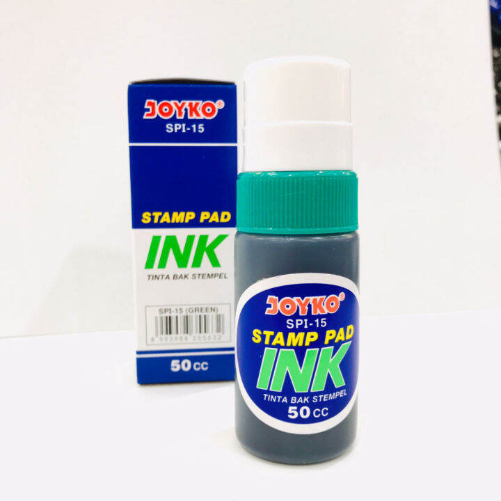 JOYKO STAMP PAD INK SPI-15 GREEN | Lazada Indonesia