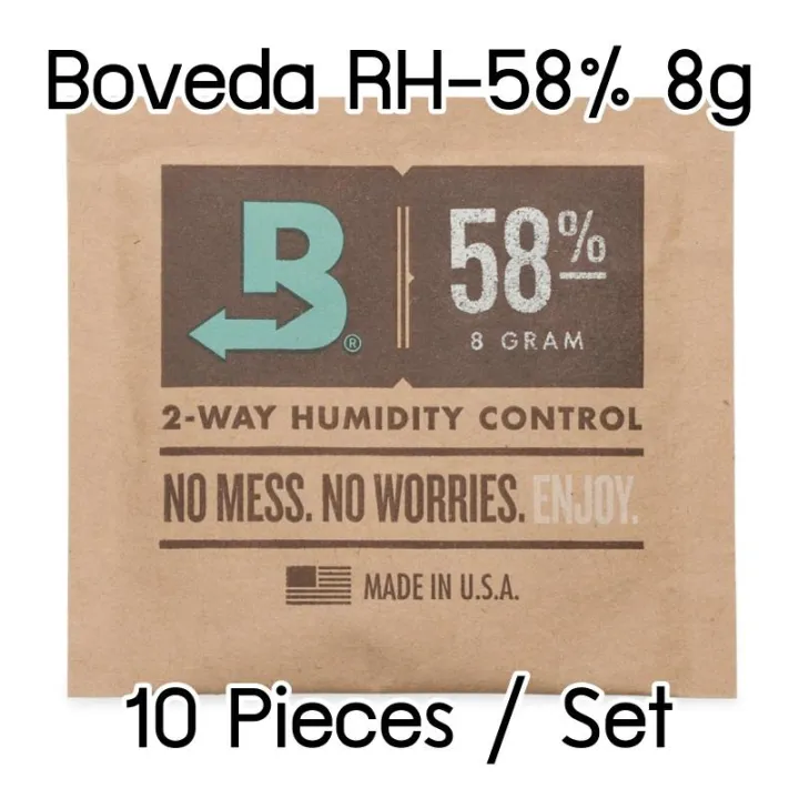 10PCS Boveda 2-way humidity control 58% rh 8-gram pack for herbal ...