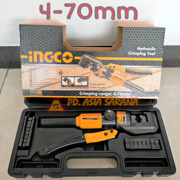 Hydraulic Crimping Tool 4-70mm INGCO HHCT0170 Tang Press Skun Hidrolik ...