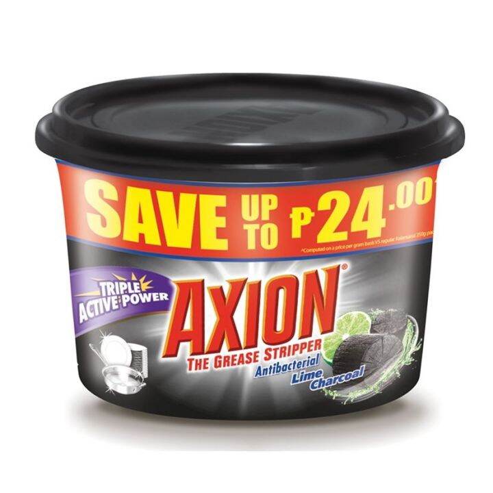 Axion Antibacterial Dishwashing Paste Lime Charcoal 550g | Lazada PH