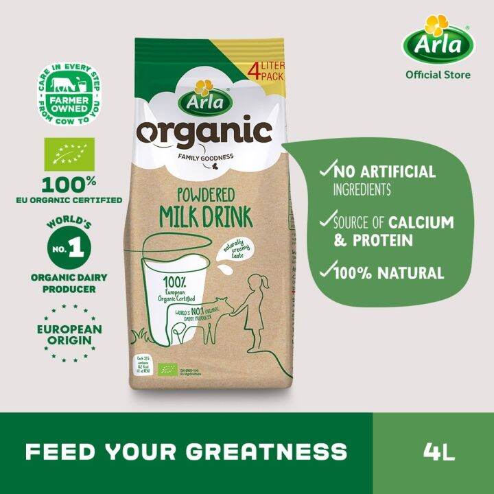 Arla Organic Powdered Milk Drink 4L | Lazada PH