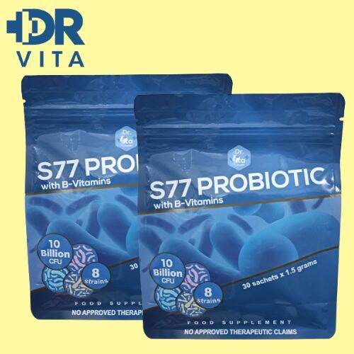 100% Original Dr. Vita S77 Probiotics with B-Vitamins (Twin Pack ...