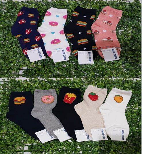 Iconic Korean Socks Snack printed Socks Made in Korea | Lazada PH