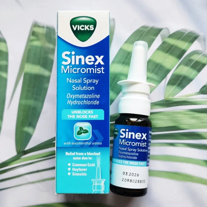 วิคส์ สเปรย์พ่นล้างจมูก บรรเทาอาการ ไซ นัส Micromist Nasal Spray ...