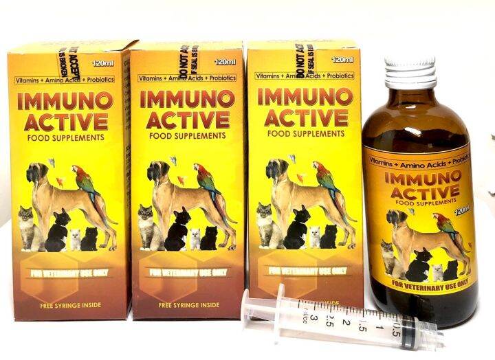 [CLR AGRIVET] Buy 2 Take 1 Immuno Active 120ml Multivitamins for Dog ...