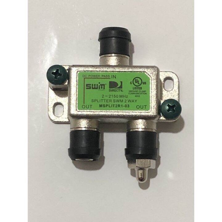 SPLITTER SWM USA Two-Way/ 2-Way Splitter | Lazada PH