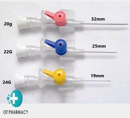HOSPITECH IV Cannula Plus with Injection Valve Size 20G 22G 24G | Lazada