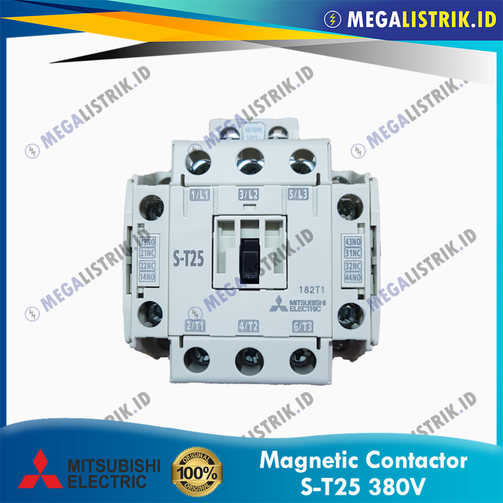 MITSUBISHI KONTAKTOR S-T25 380V AC / MAGNETIC CONTACTOR S-T 25 / ST25 ...