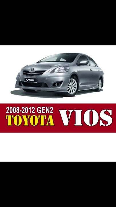 Rain Guard Toyota Vios 2008 up to 2012 ( Batman Gen-2 ) Window Visor ...