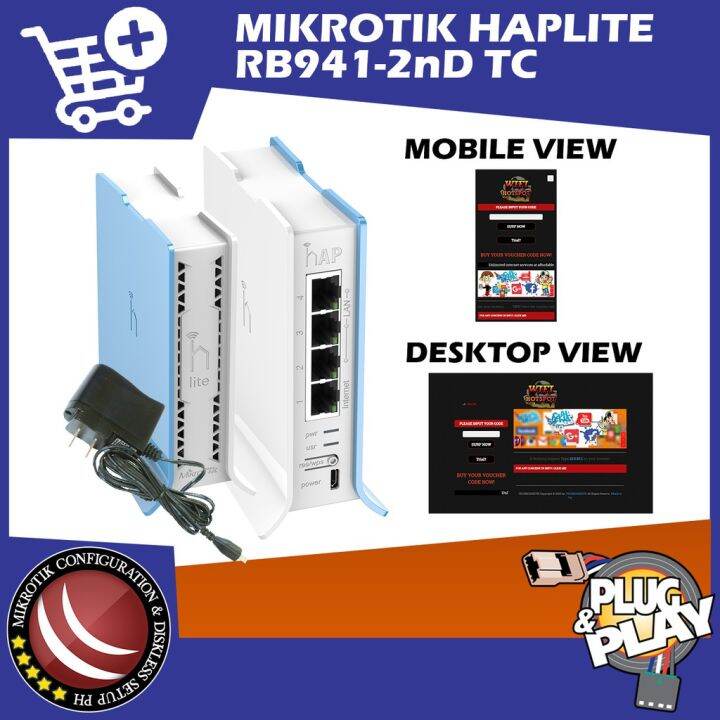 Mikrotik Haplite with Hotspot Config | Lazada PH