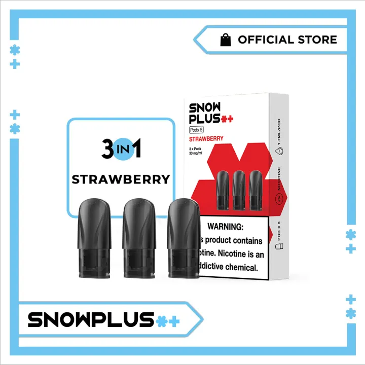 (Snowplus) 3 in 1 Strawberry Pods 3.0 | Lazada PH