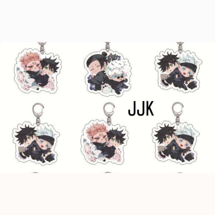 Jujutsu Kaisen anime acrlyic akrilik keychain action Figure Gojo Satoru ...
