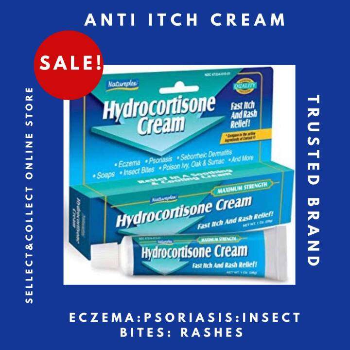ORIGINAL NATUREPLEX HYDROCORTISONE Anti-Itch Cream ECZEMA PSORIASIS ...