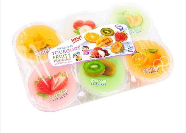 Nibou Dadih Soya Fruit Pudding with Nata de Coco 33 x 35g | Lazada PH