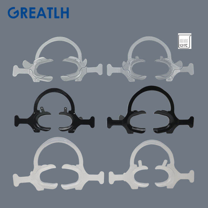 Orthodontic Dental Plastic Mouth Opener Transparent Cheek Retractor ...