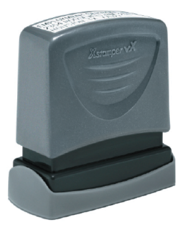 ตรายางหมึกในตัว "ต้นฉบับ" Xstamper-มี2สี สีน้ำเงินและสีแดง | Lazada.co.th