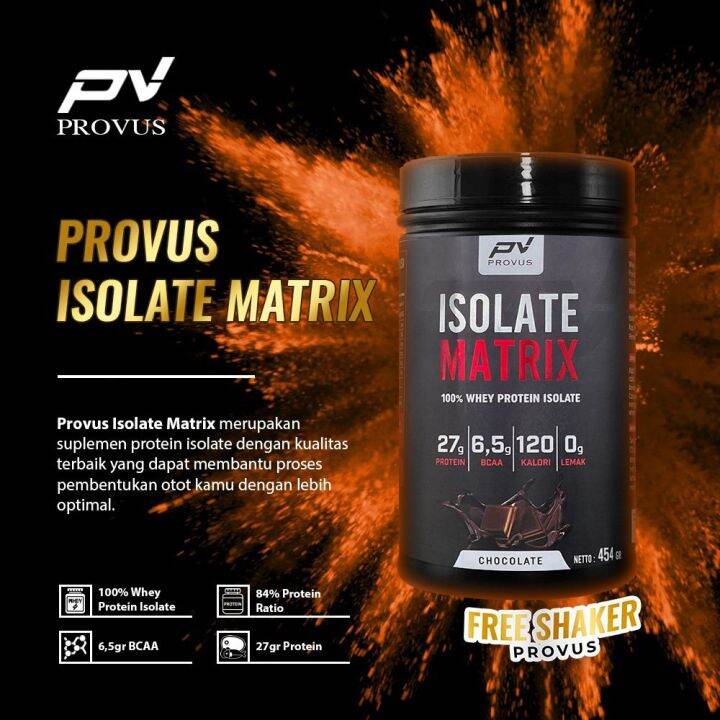 PROVUS Whey Isolate Matrix 1lbs 1lb 15 serving PV Whey Protein isolate ...