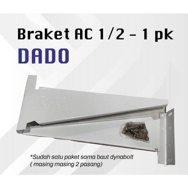 DADO Bracket / Breket / Braket AC Outdoor - 1/2 PK & 1 PK (TEBAL 2mm ...