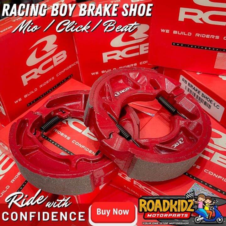 RACING BOY BRAKE SHOE (RCB) MIO/CLICK/BEAT | Lazada PH