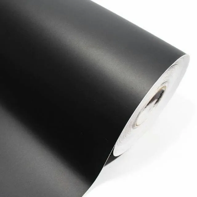 VINYL DASAR CUTTING STICKER Warna: Hitam Doff / Black Matte Lebar baha ...