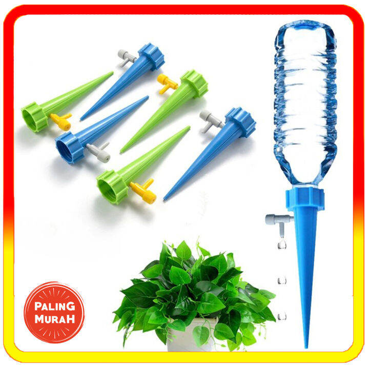 Alat Siram Tanaman Otomatis Type Tetes Drip Pot Bunga Sprinkler Botol ...