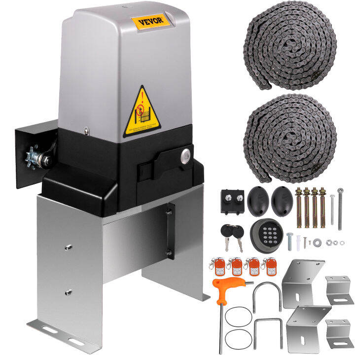 VEVOR Sliding Gate Opener Automatic Sliding Gate 3300LBS 4 Remote & APP ...
