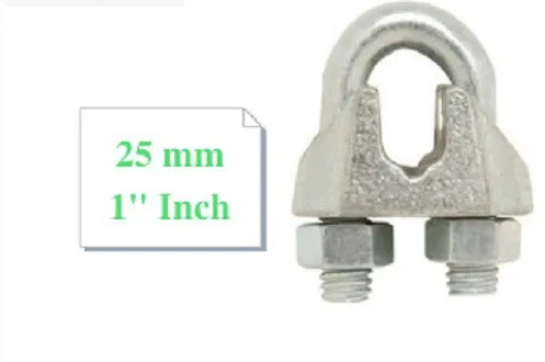 MG Kuku Macan Clamp Klem Tali Kawat Baja Kabel Seling Sling 25-26 mm 1 ...