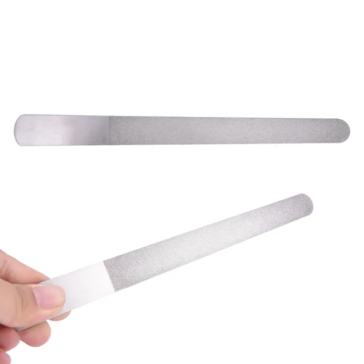 [Kupaoge] Huge Dual Sided Stainless Steel Metal Nail Art File Manicure ...