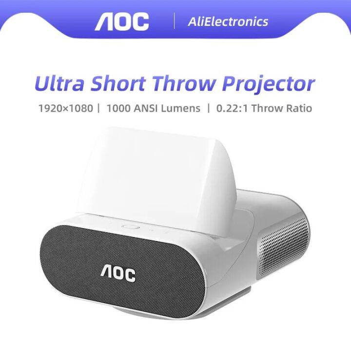 C1 Pro UST 1080P Ultra Short Throw Projector LED Cinema Smart MEMC ...