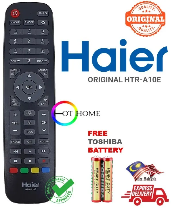 Haier Original Flat Panel Smart LED TV Remote Control HTR-A10E | Lazada