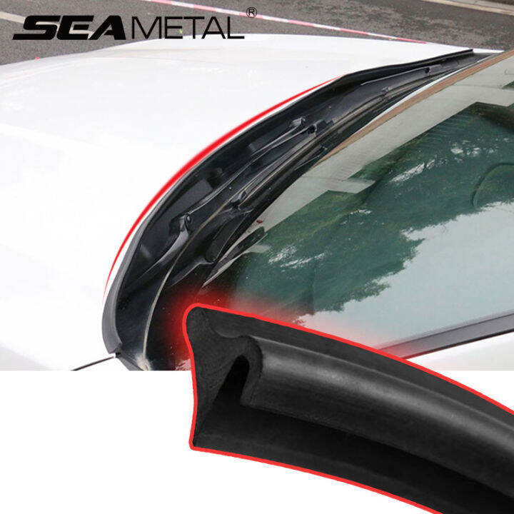 Exteiror Car Hood Guide Strip Reduce Noise Auto Front Windshield ...