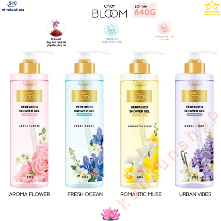 Sữa Tắm Hương Nước Hoa Cindy Bloom Perfumed Shower Gel 640g chính hãng ...