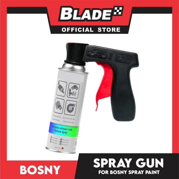 Bosny Spray Gun For Spray Paint (Black) Pistol Grip Spray Can Tool That ...