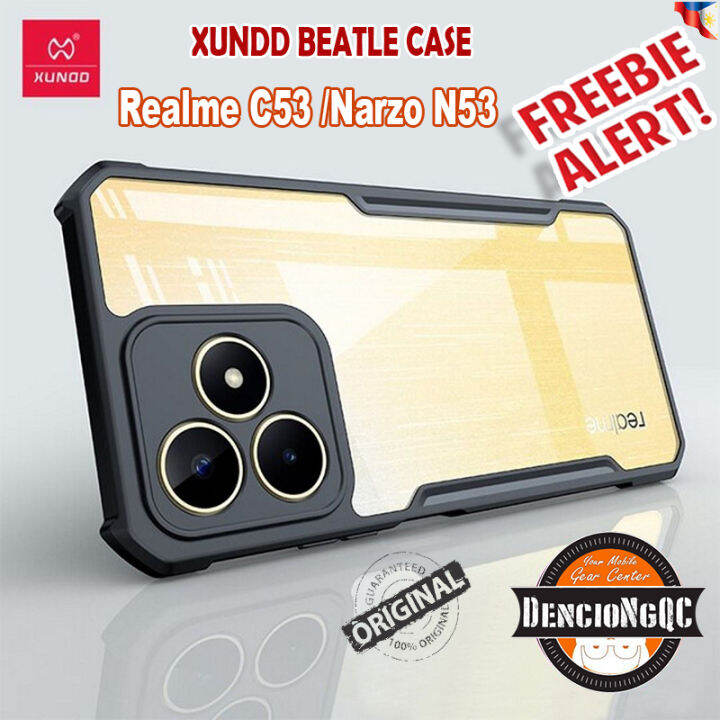 Realme C53 /Narzo N53 XUNDD Beatle Shockproof Case + FREEBIE | Lazada PH