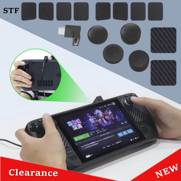 Stf For Steam Deck Protection Set Touchpad Trackpad Sticker Silicone Rocker Capl Shaped