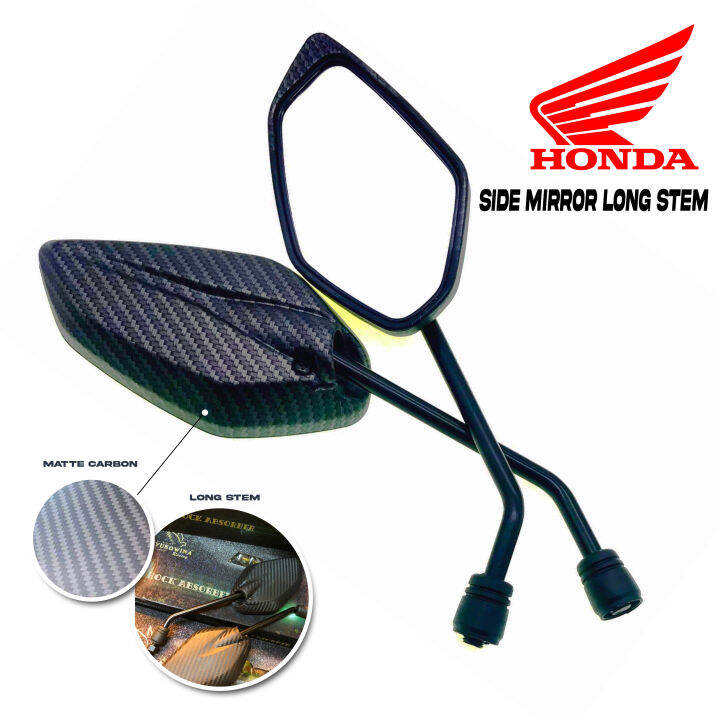 Honda Tmx 125 Side Mirror Long Stem Carbon Cod Lazada Ph