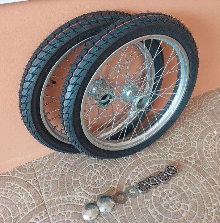 ล้อรถเข็น 17 นิ้ว ของใหม่ทั้งชุด (ล้อยางใหม่) มาพร้อมอะไหล่ครบชุด พร้อม ...