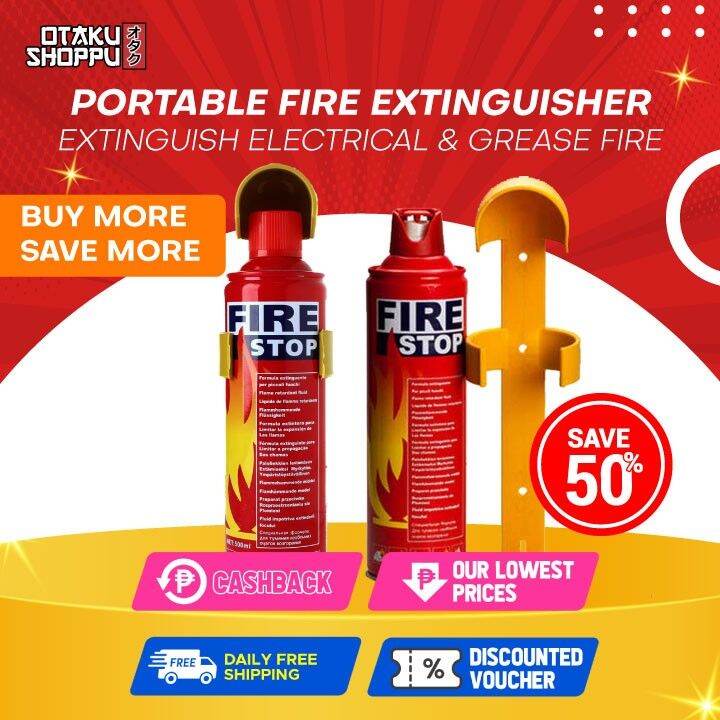 Otaku Shoppu | Fire Stop, Mini Fire Extinguisher portable, emergency ...