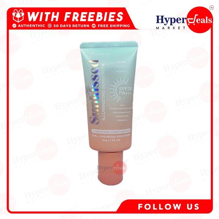 Barefaced Sunkissed Illuminating Sunscreen 50g | Lazada PH
