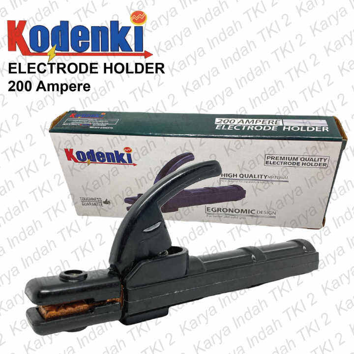 Tang Jepit Kawat Las Listrik 200 A KODENKI Electrode Holder 200A Welding Machine 200 Ampere ...