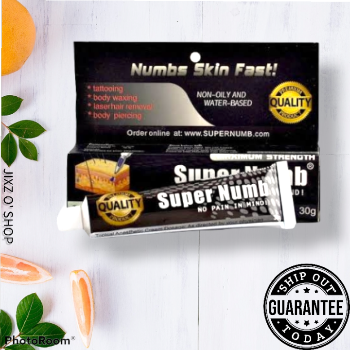Super Numb Tattoo Numbing Cream Original with Seal | Lazada PH